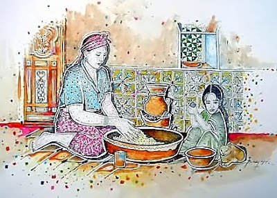 Les petites et grandes gourmandises de Zem.: Le Couscous Marocain.