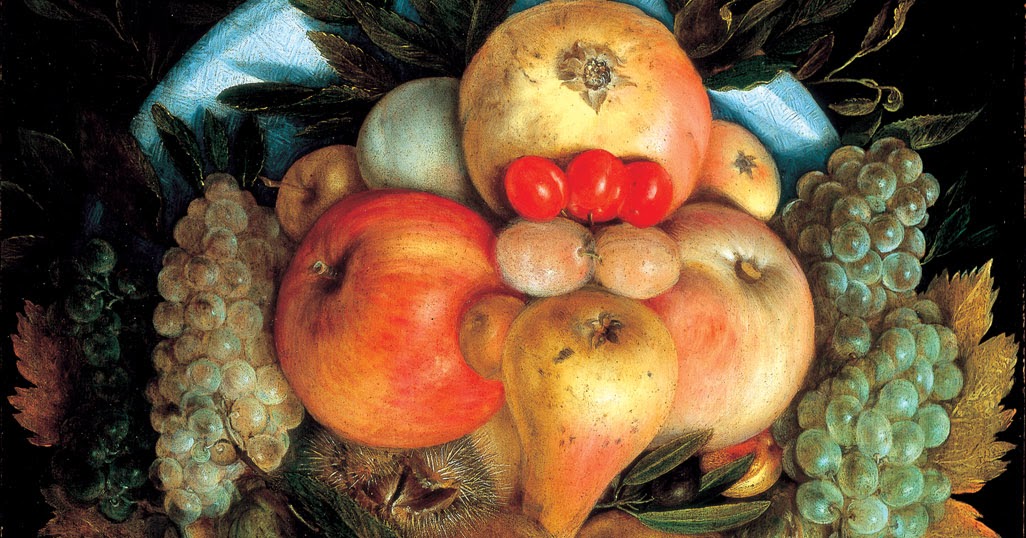 ART BLOG: Giuseppe Arcimboldo - Head with Fruit Basket 1590 (1)
