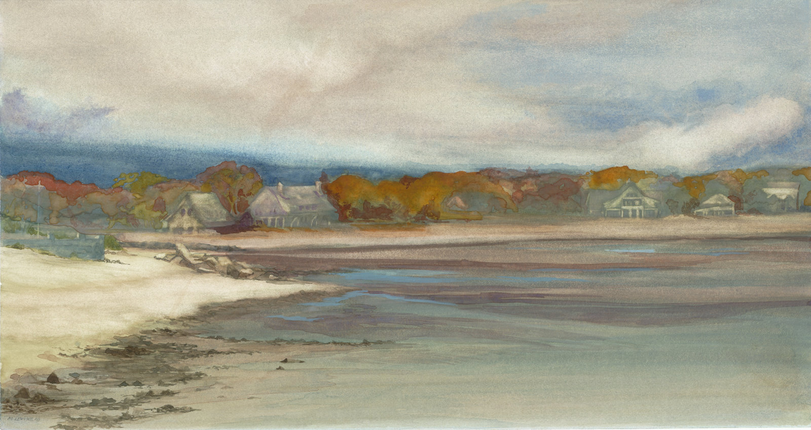 Matthew Levine - Paintings: Old Mill Beach