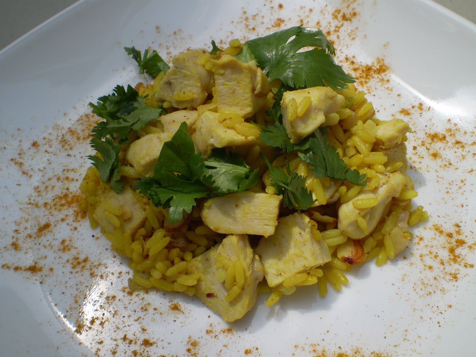 Sazón del corazón: Pollo con arroz curry