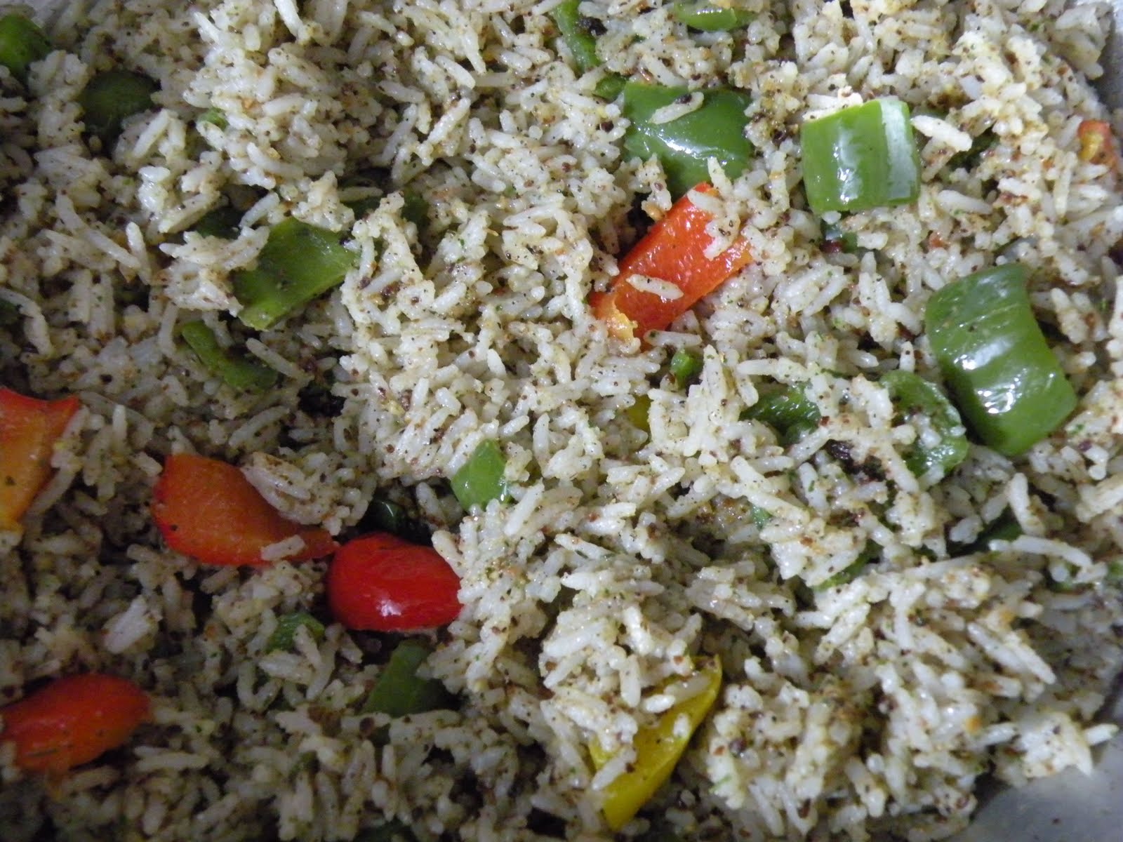 Melting Pot: Capsicum Rice in a Jiffy