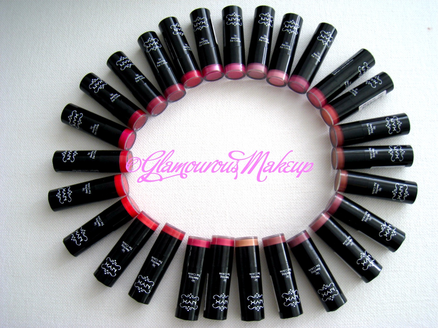 NYX Round Lipsticks Swatches & Review! - Glamorous MakeUp