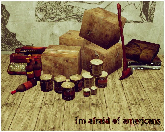 The Sims 3: Silent Hill Clutter Set