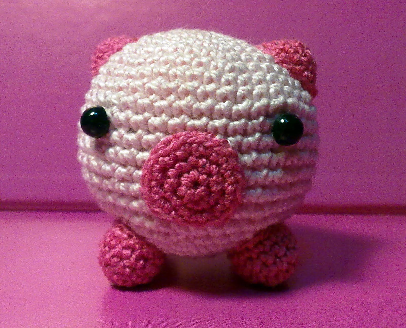 Cerdito rosa - mamogurumi
