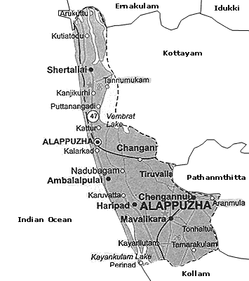 TALENT INDIA: alappuzha_map