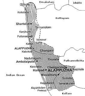 TALENT INDIA: alappuzha_map