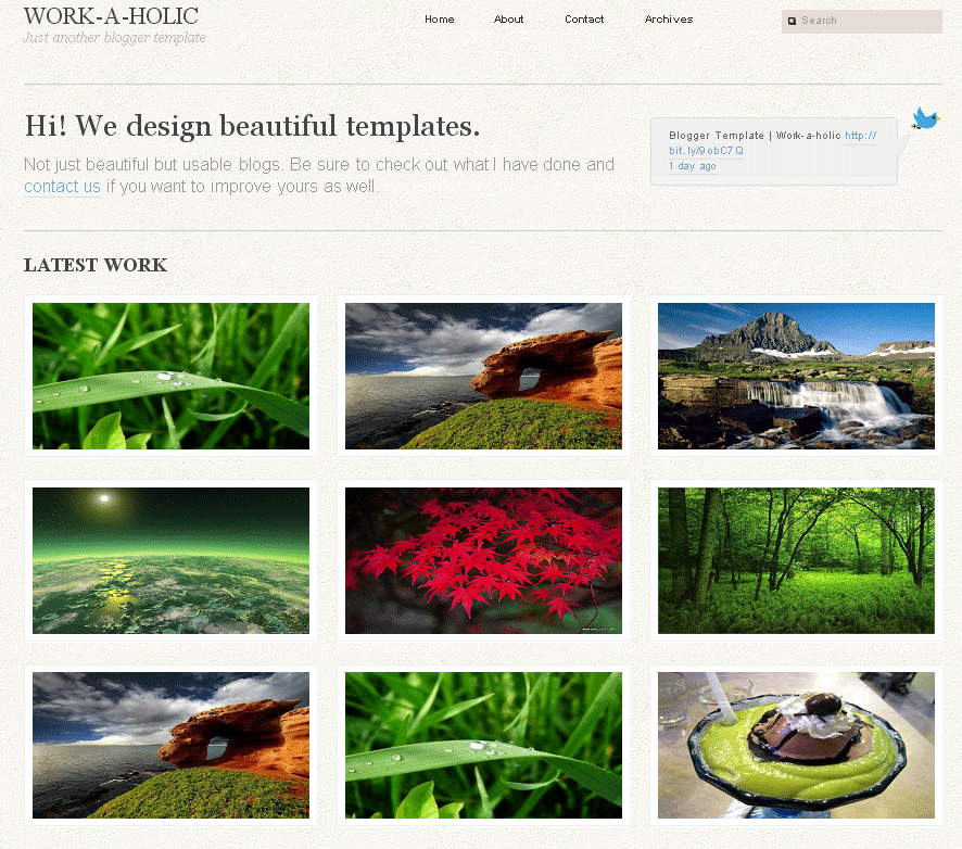 TEMPLATES JOOMLA - TEMPLATES FREE - TEMPLATES WORDPRESS: Work-a-holic ...