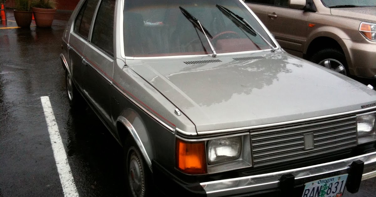 OLD PARKED CARS.: 1978 Dodge Omni 5-Door Hatchback.