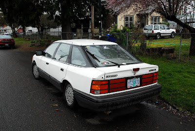 OLD PARKED CARS.: 1988 Merkur Scorpio Hatchback.