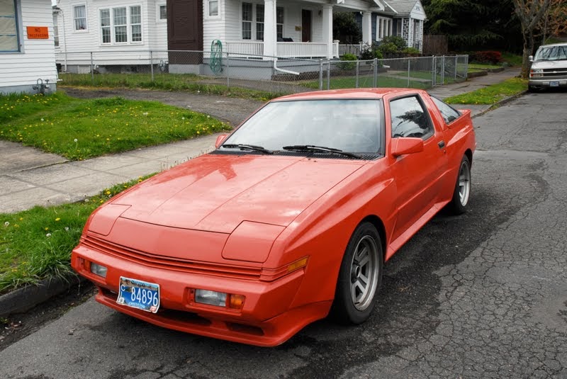 OLD PARKED CARS.: 1987 Mitsubishi Starion ESI-R Turbo.