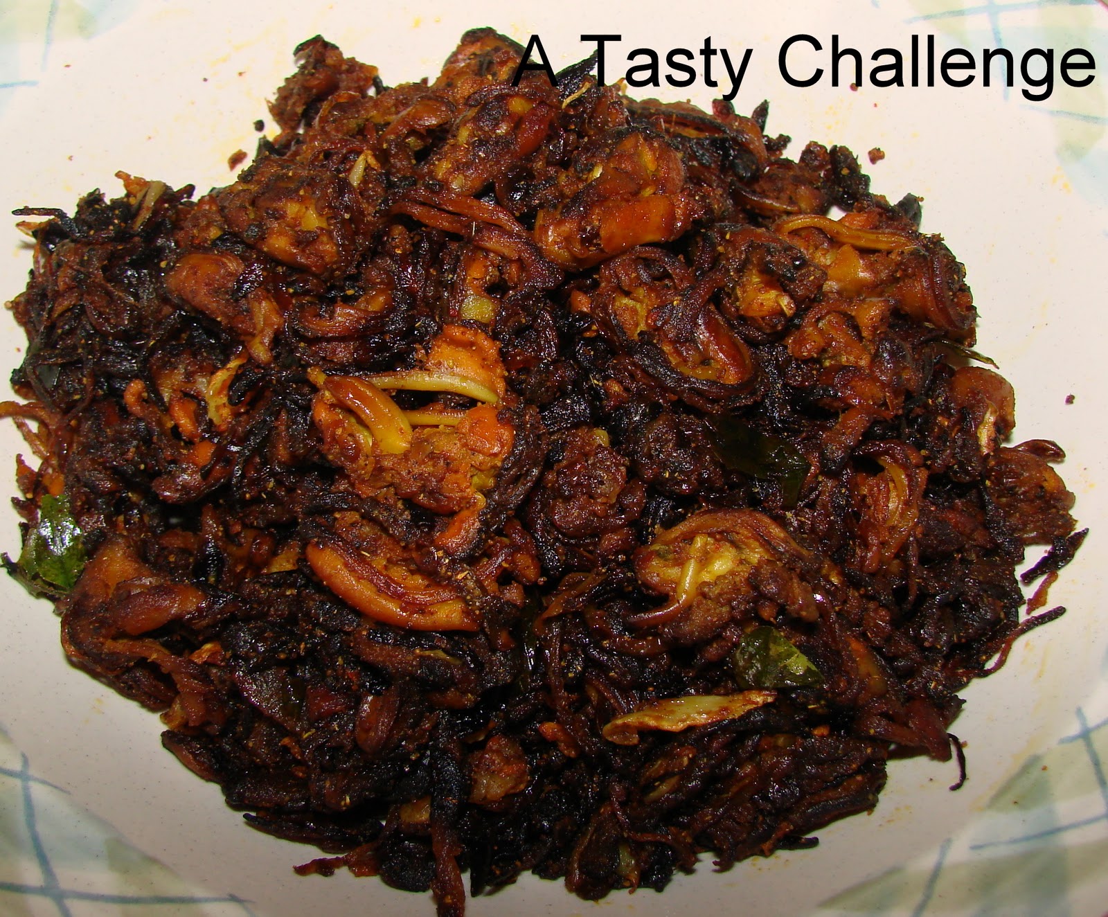 A Tasty Challenge.....: Mussels fry (Kakka Irachi fry)