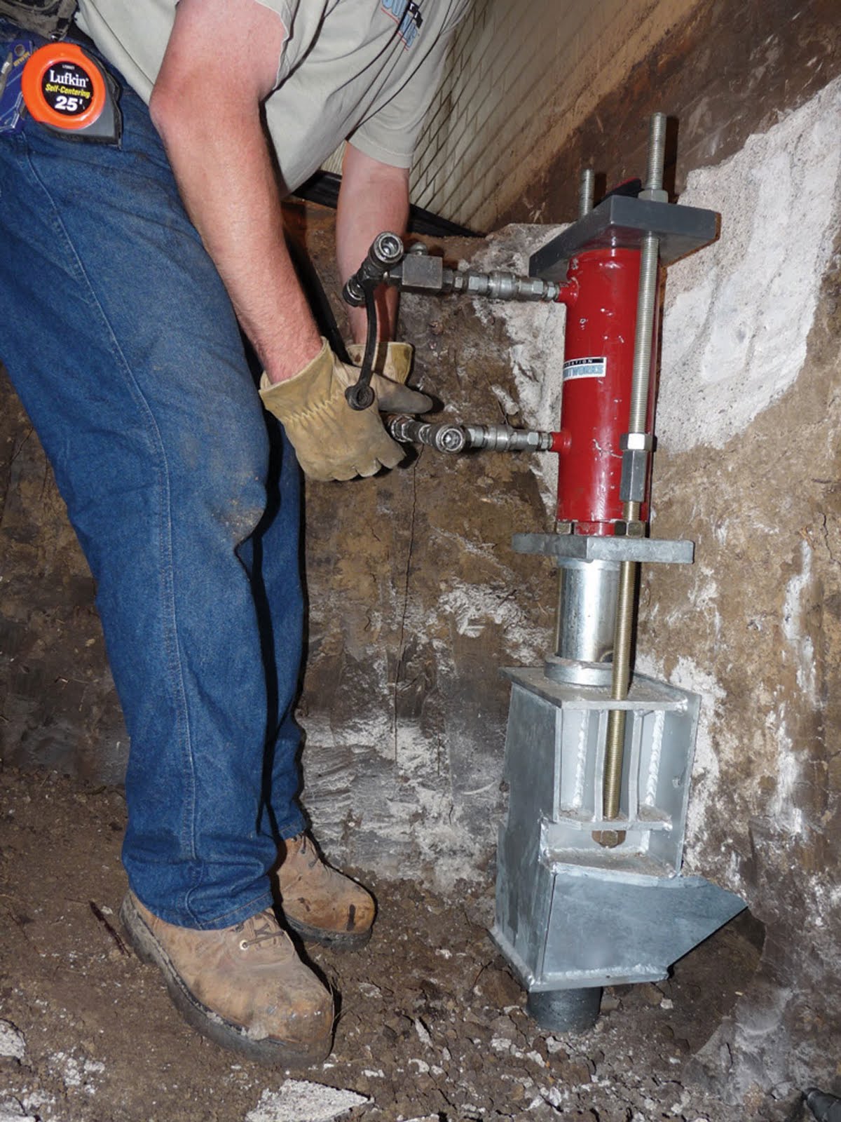 My Foundation Guy: How Do You Know How Deep to Push a Push Pier?