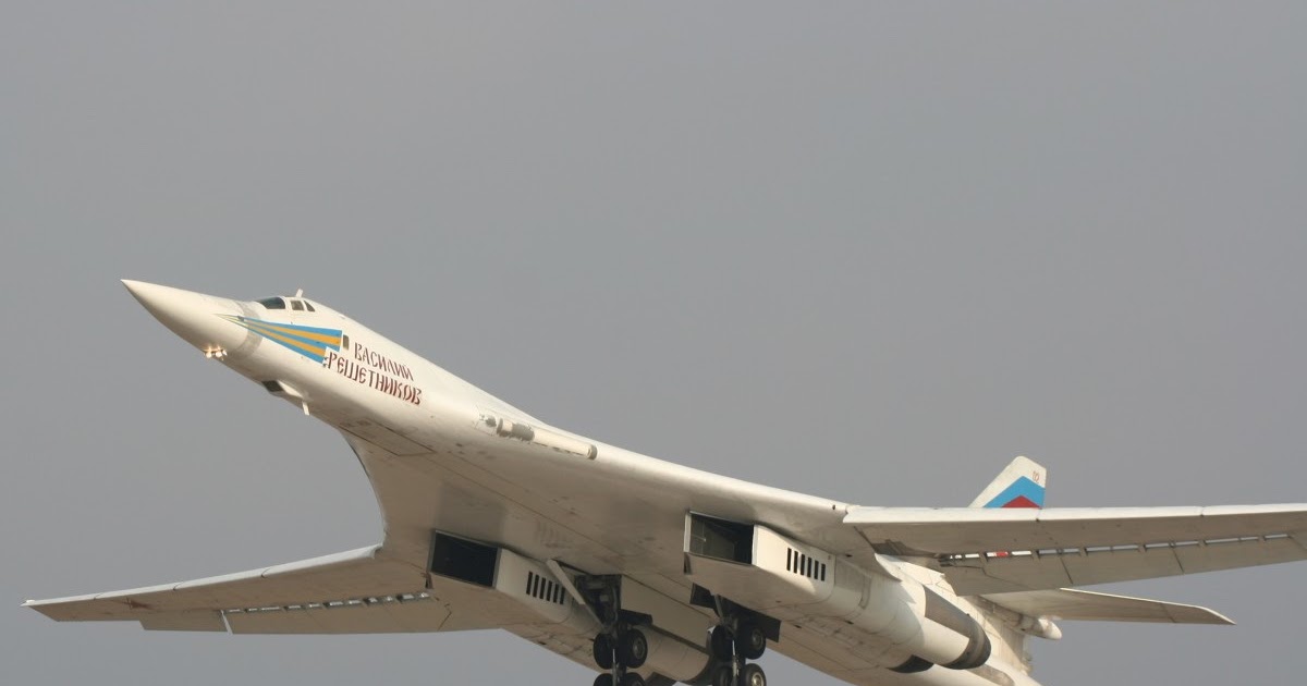 military picture: largest bomber in the world tu160 heavy bomber