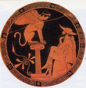 El enigma de la Esfinge griega. : EN CLASE