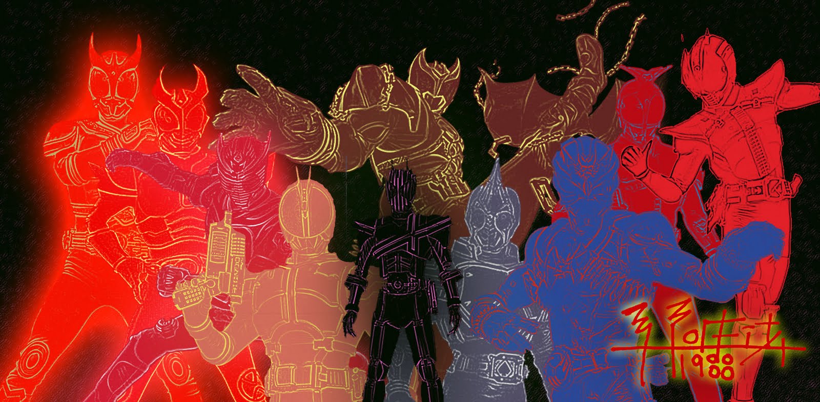 Let's GO!Rider!: Wallpaper