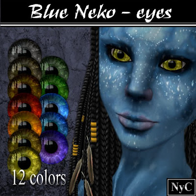 NyC creations: Neko (na'vi) eyes