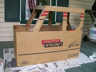 Widget Worm: Cardboard Jeep