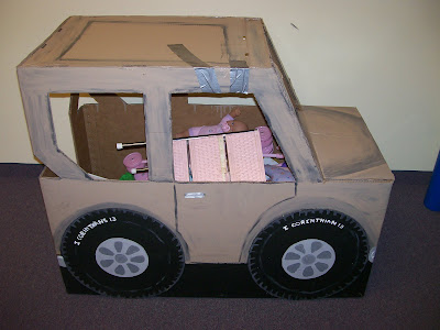 Widget Worm: Cardboard Jeep