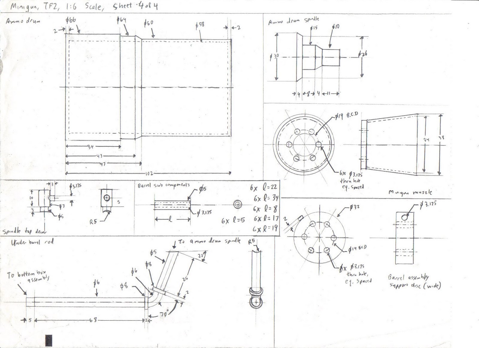 The Vortex: Made of Paper, Glue and Magic: TF2 Minigun Documentation