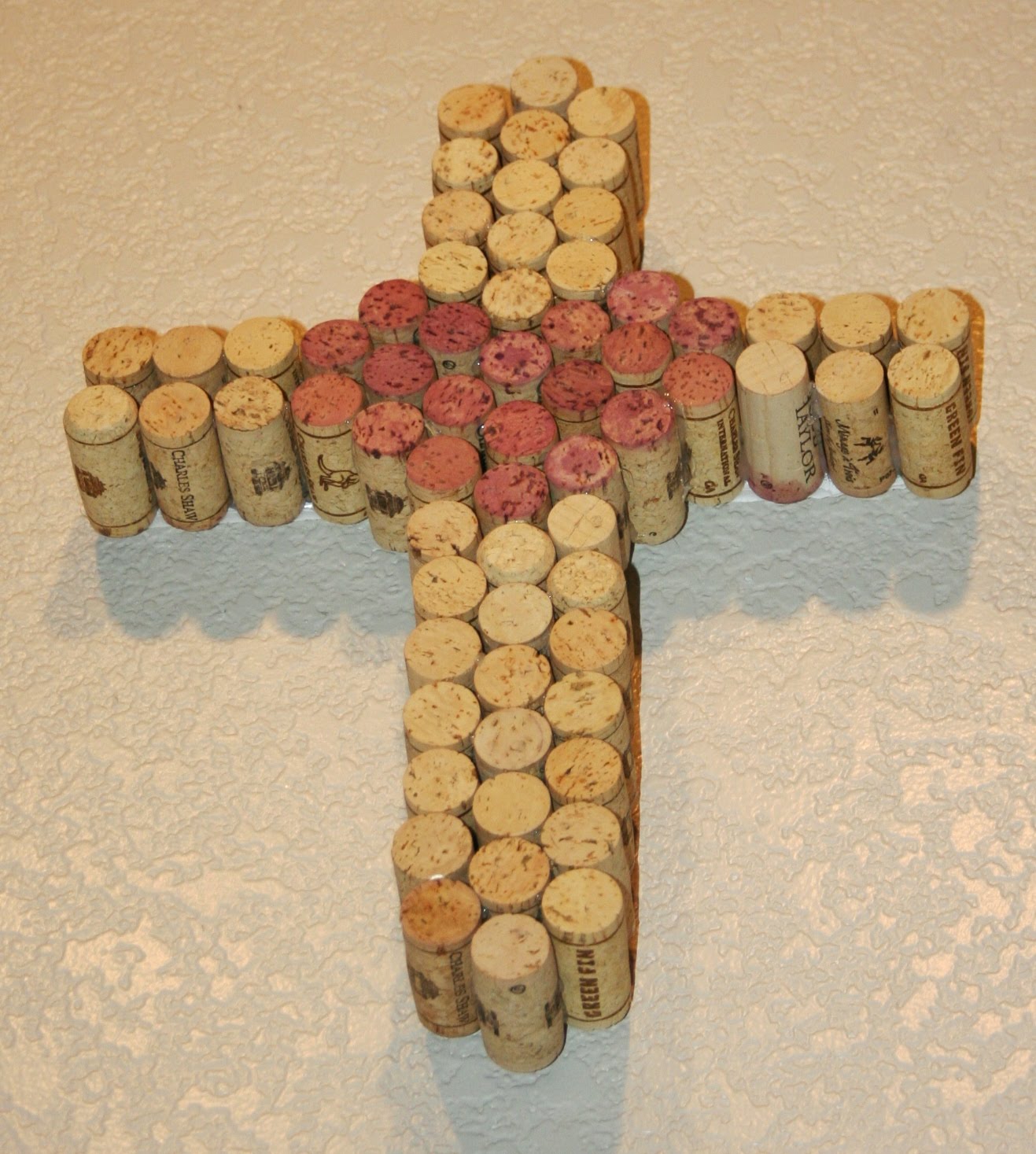 Ramshackle Butterfly: Wine Cork Cross