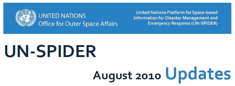 ARCHIVED HUNAGI / UNSDI-HUCO Newsblog (2006-2013): UN-SPIDER August ...