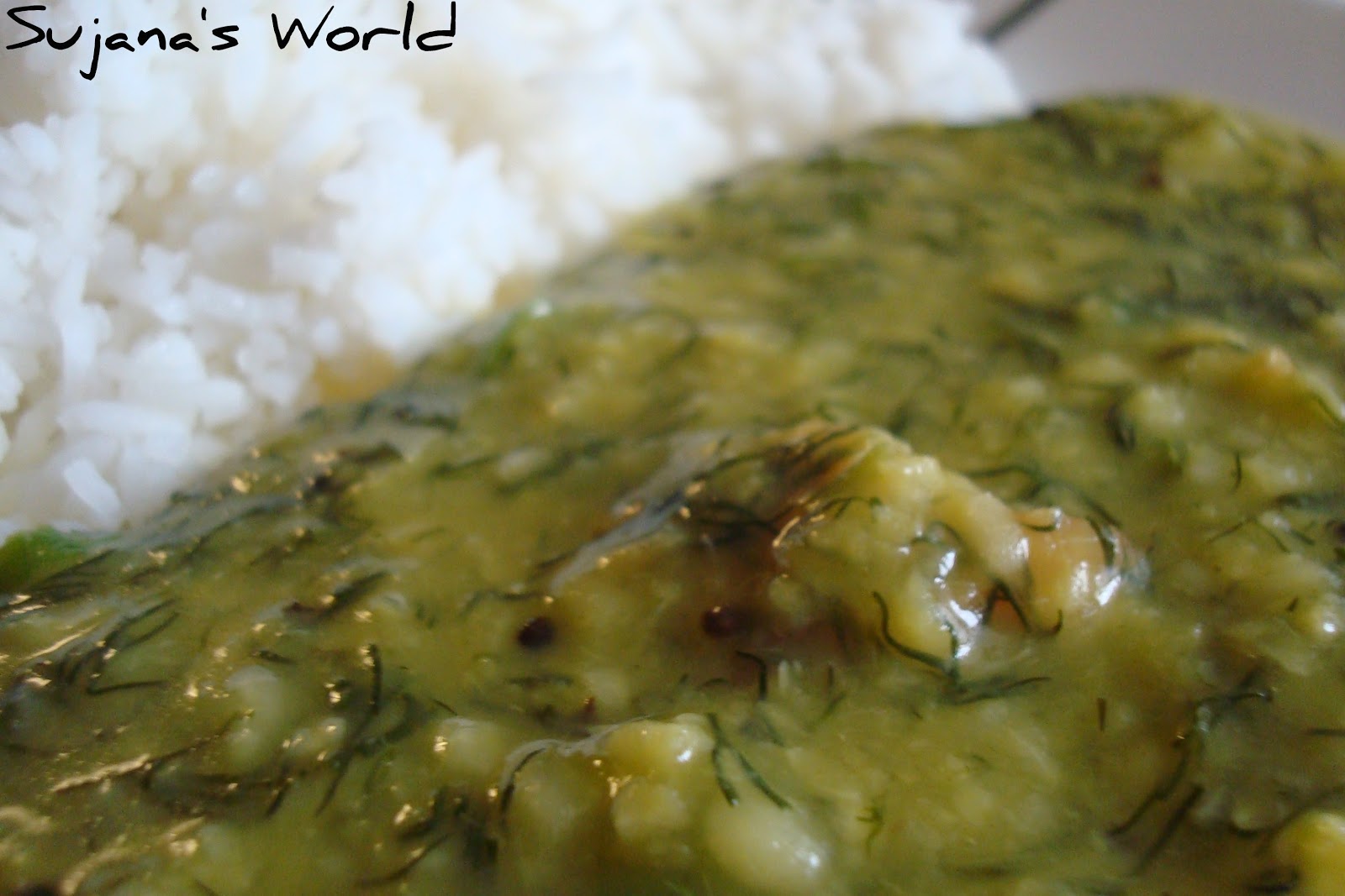 Sujana's World: Dill Moong Dal