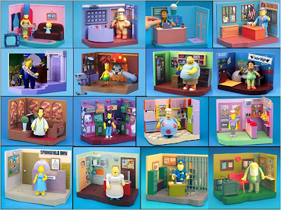 THE SIMPSONS: Figuras de Los Simpson - Playsets