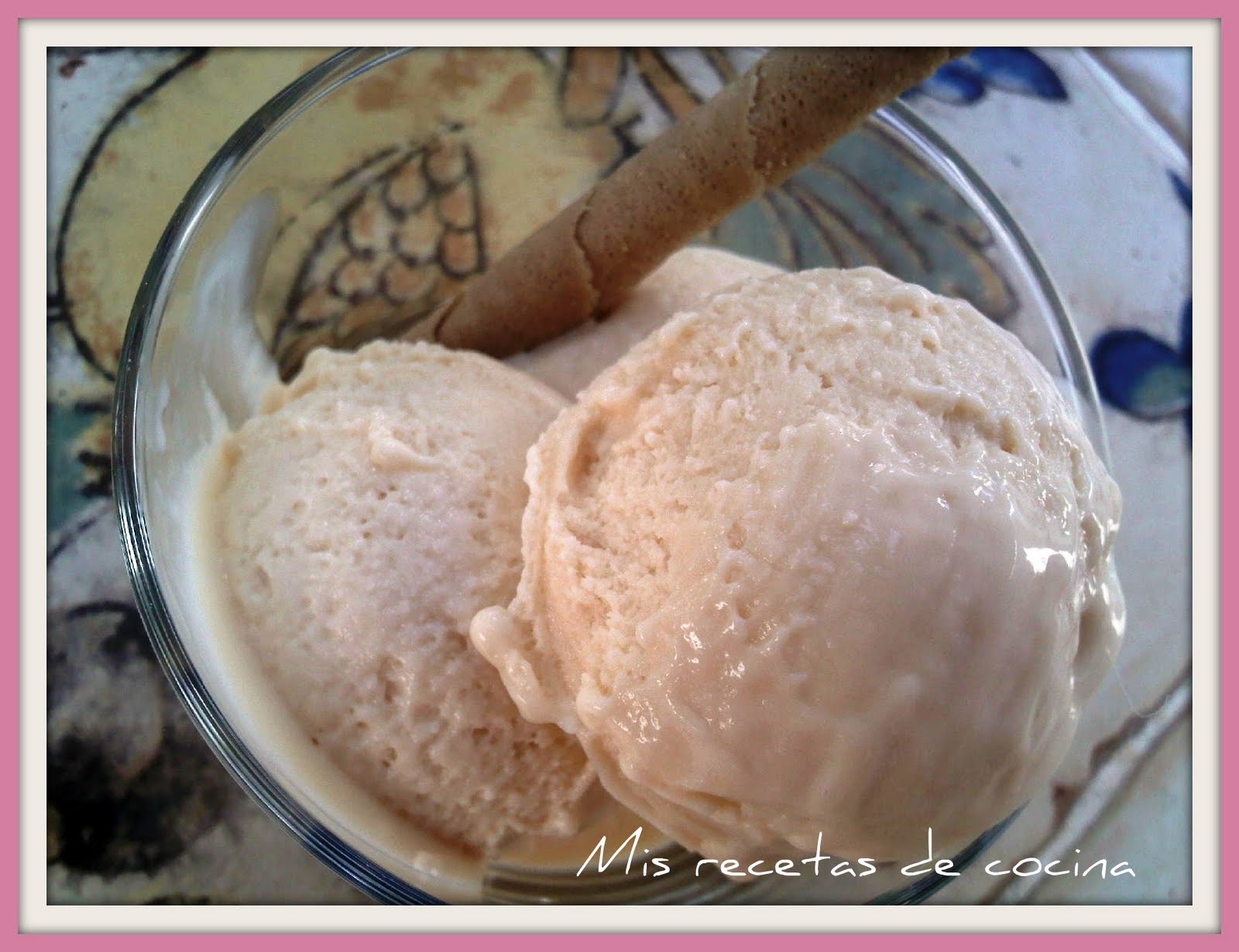 Helado de coco - Mis recetas de cocina