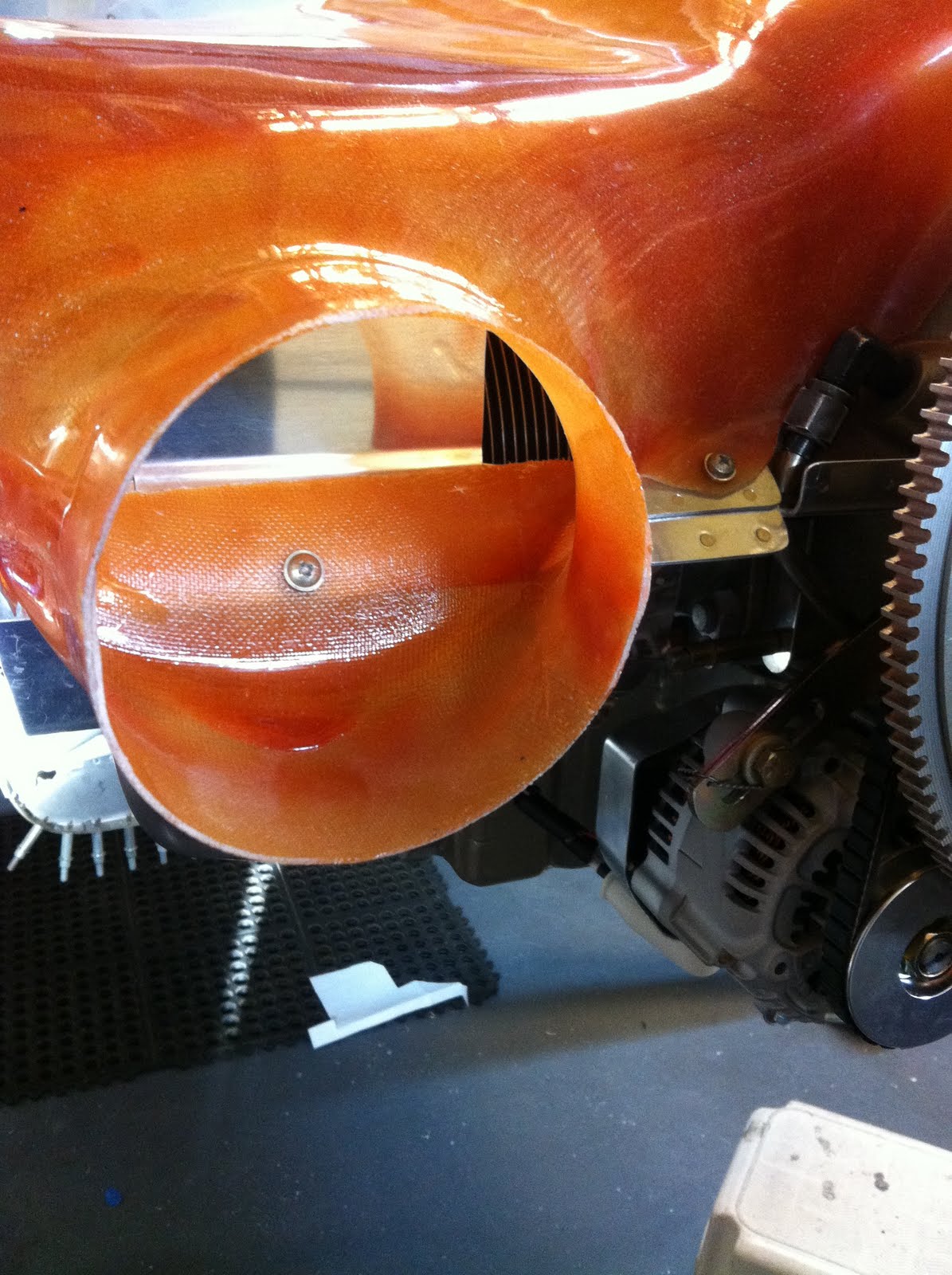 Welcome to JT's RV8 Aircraft Factory!: Baffles and Plenum Pt.2