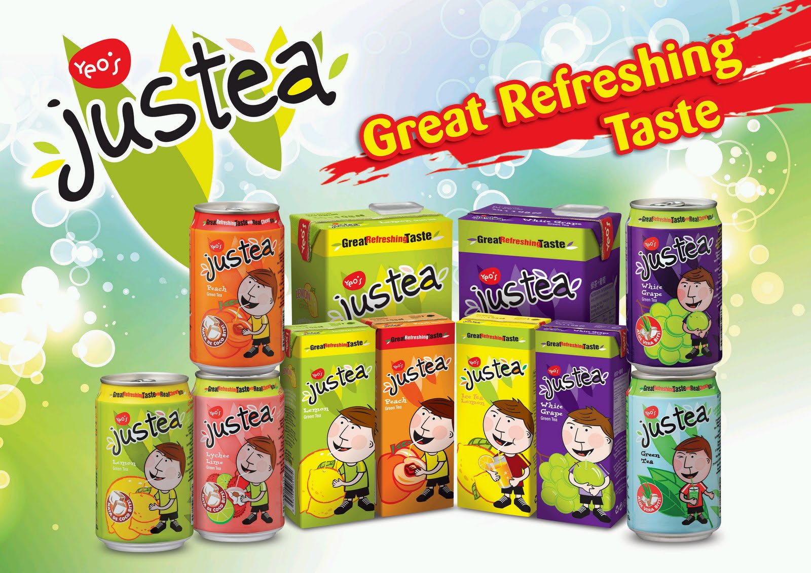 Scoop Squad: Yeo's Justea gets fresher with Nata de Coco & Aloe Vera