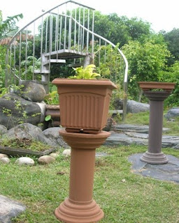 syahvilla: Pelbagai jenis pasu bonsai dan tiang pasu (bonsai stand)