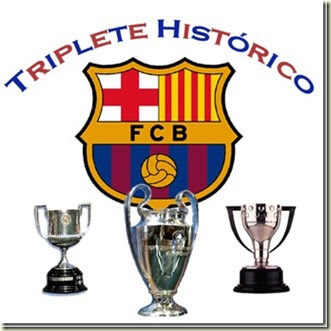 La liga española: Triplete Historico F.C.Barcelona