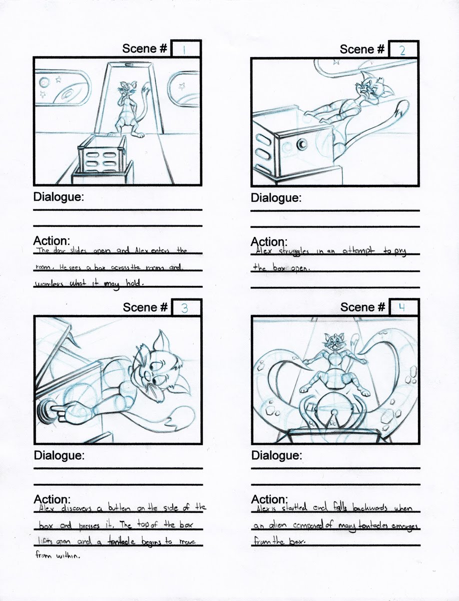 Because I can't think of a better name...: Storyboard, objects...and rooms.