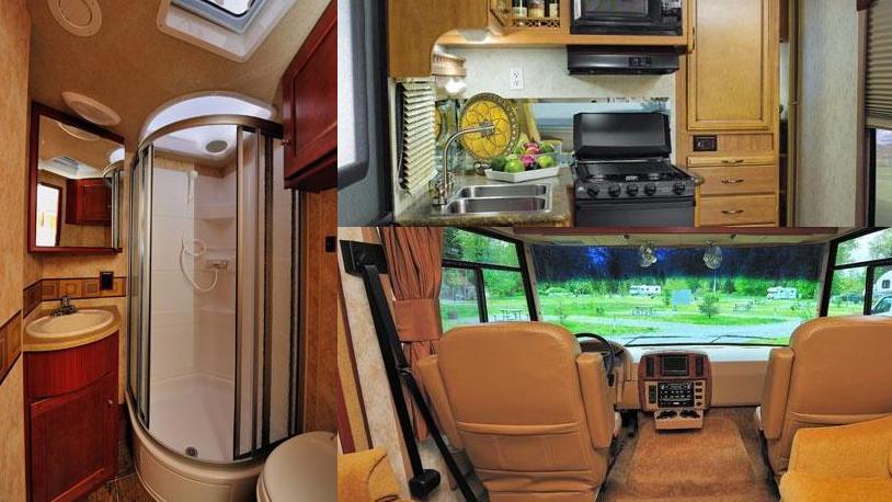 RV rentals Canada: Inside a Class A Motorhome