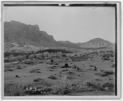Texas Mountain Trail Daily Photo: Early Ranch Land North of Van Horn