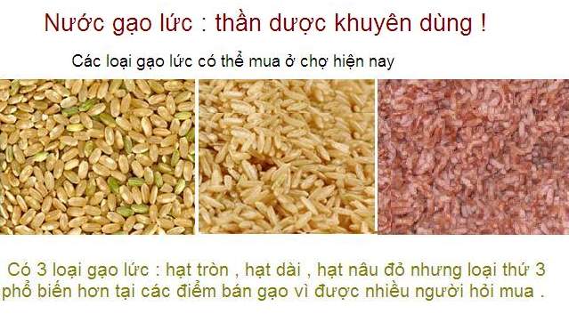 Nguyenuthang Blog: Bạn đã uống nước gạo lức bao giờ chưa