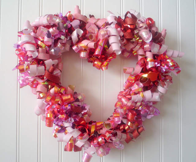 Crafty Sisters: Ribbon Heart Wreath