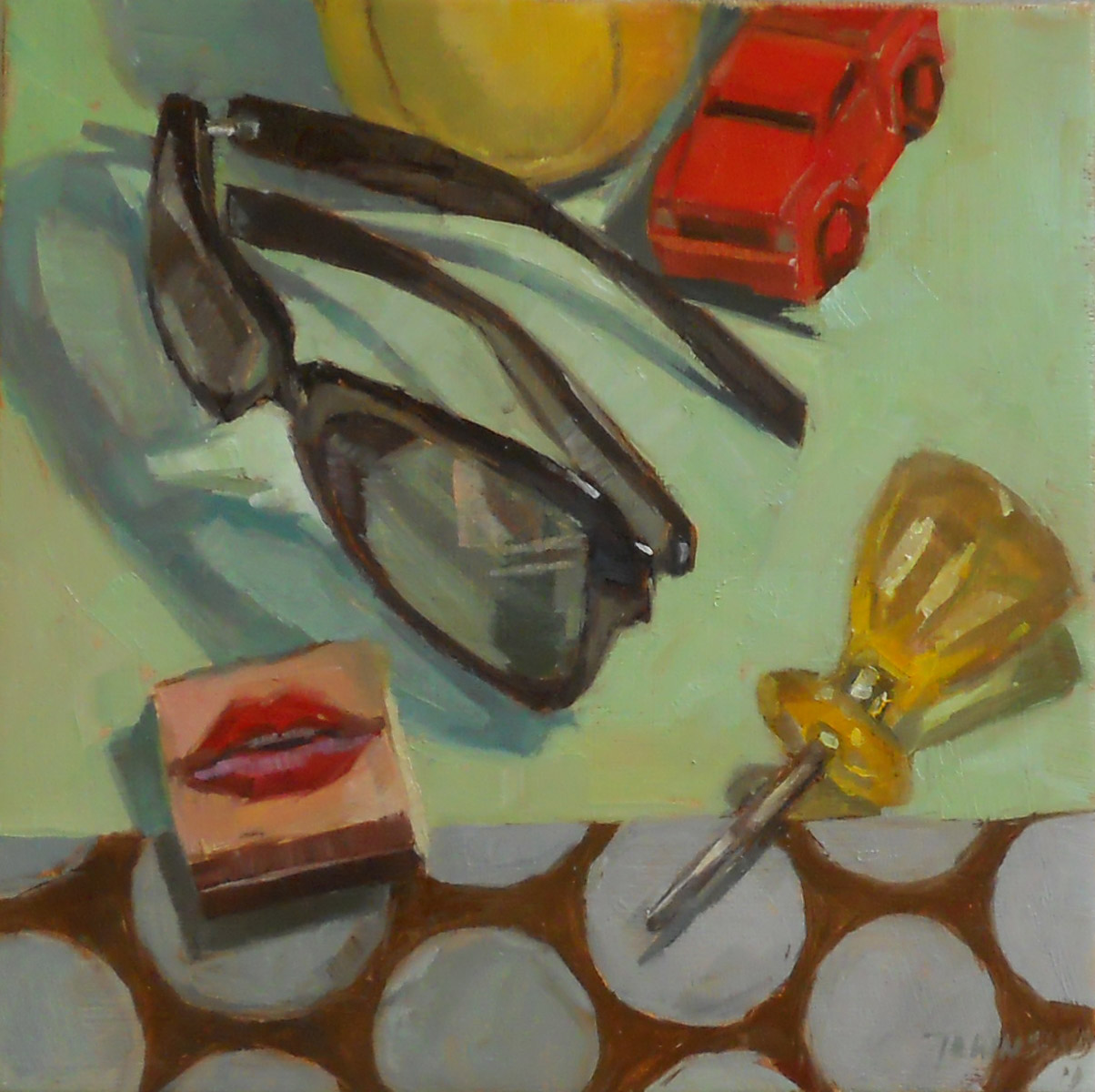 Jean Townsend's Daily Painting: Junk Drawer Still LIfe