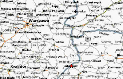 Rawa Ruska, Austrian Empire & Surrounding Shtetls: Location of Rawa ...