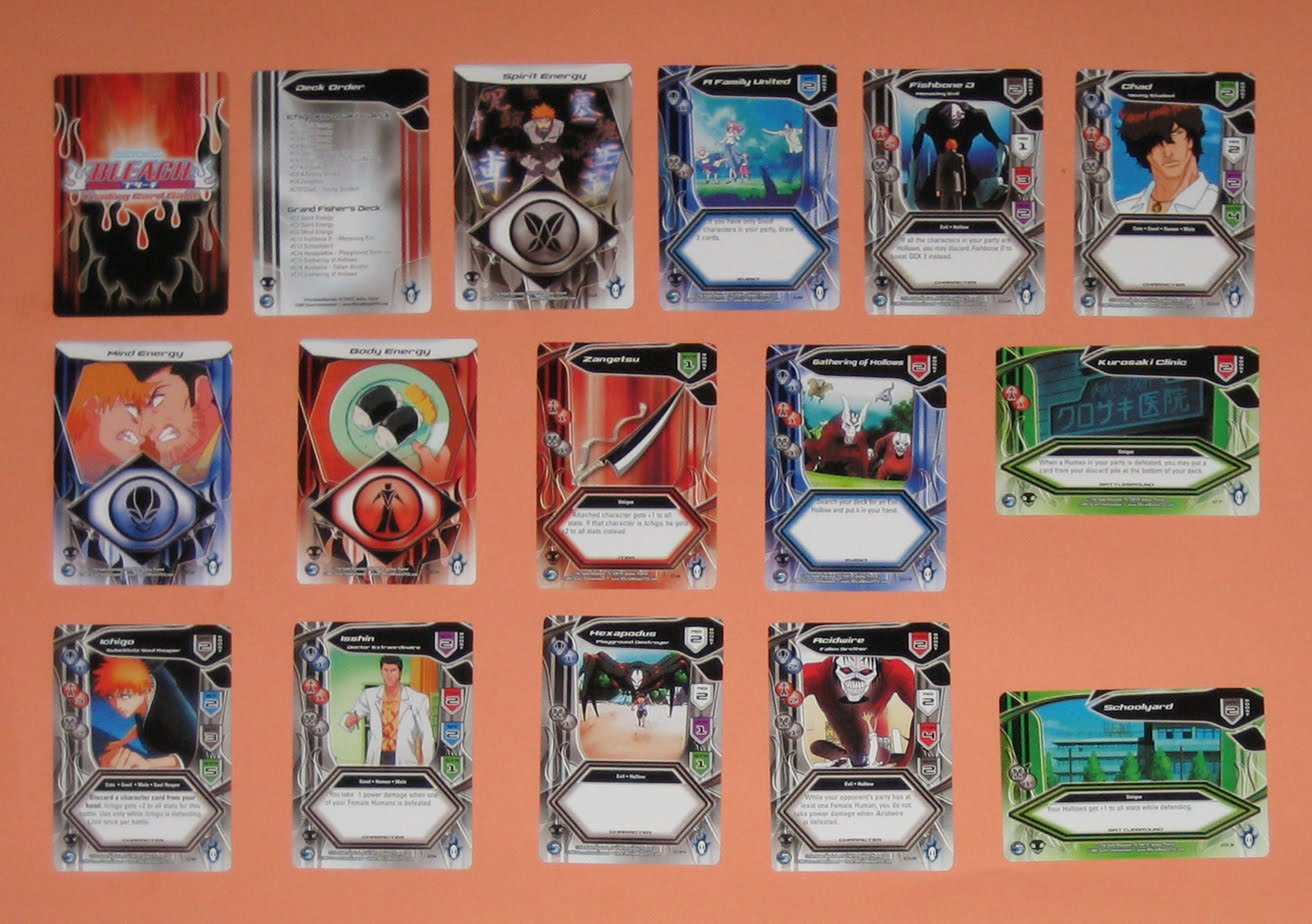 VENDA DE GARAGEM: BLEACH TRADING CARD GAME x 20