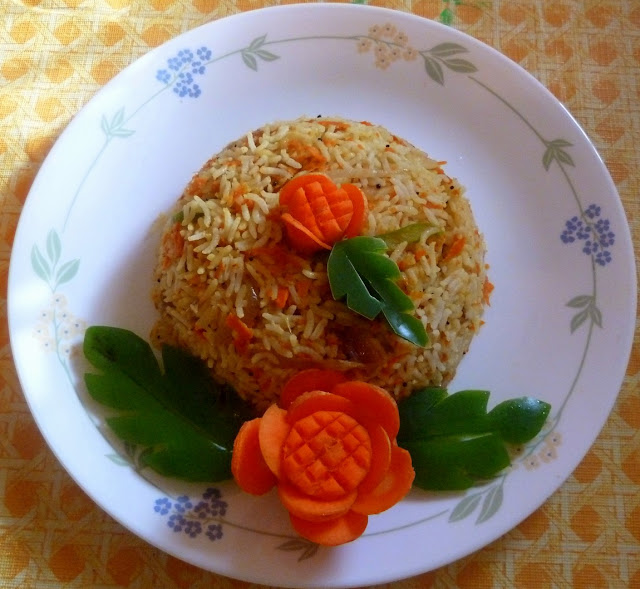 Cooking with Beena: Carrot Rice