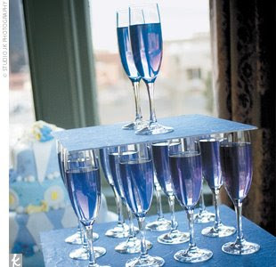 Something Blue cocktail drink - Primadonna Bride