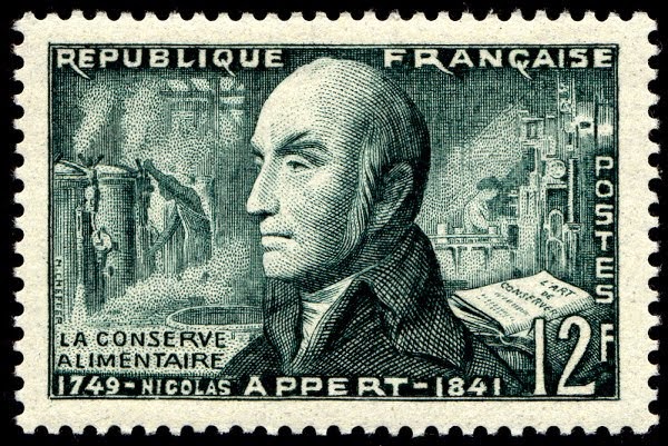 Les timbres: témoins de l'histoire: Nicolas Appert, inventeur de la ...