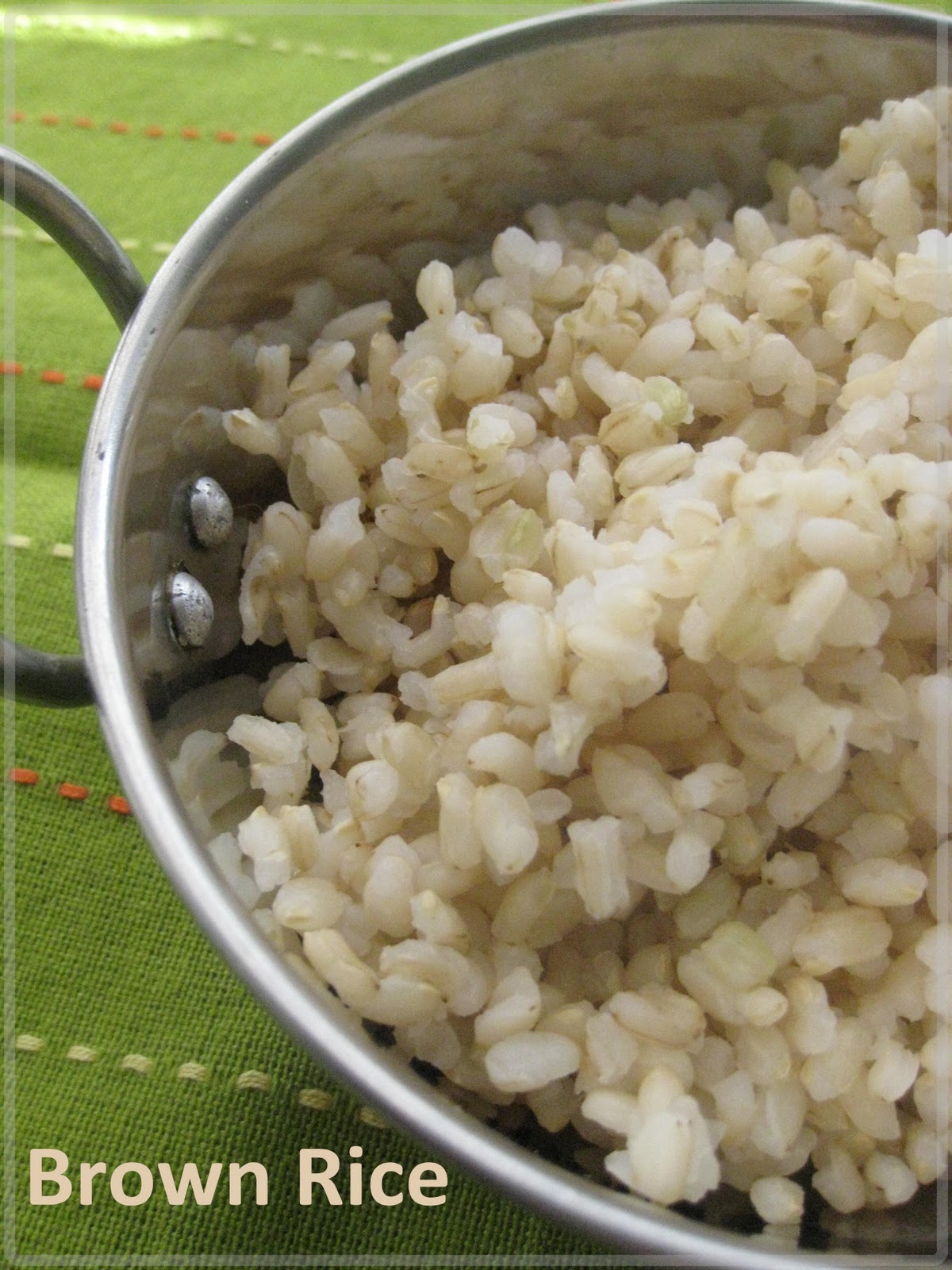 The Spice Rack: Perfectly Cooked Brown Rice
