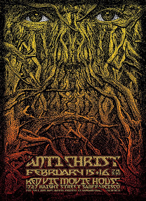 INSIDE THE ROCK POSTER FRAME BLOG: AntiChrist Movie Poster by Dave Hunter