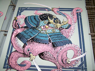 INSIDE THE ROCK POSTER FRAME BLOG: Octopus Samurai art print by Phineas ...