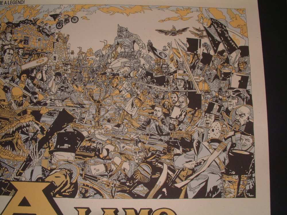 INSIDE THE ROCK POSTER FRAME STORE: REMEMBER THE ALAMO DRAFTHOUSE ...
