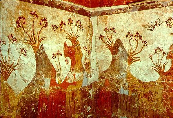 Art & Culture: 104: Minoan Landscape with Swallows