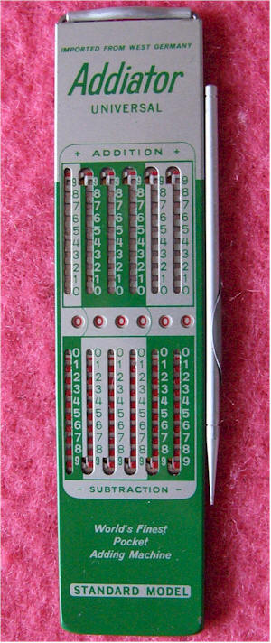 Eclectica: The Addiator