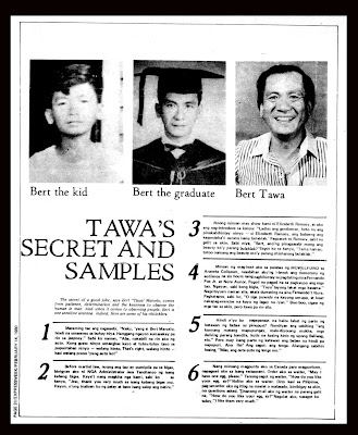 PELIKULA, ATBP.: BERT "TAWA" MARCELO